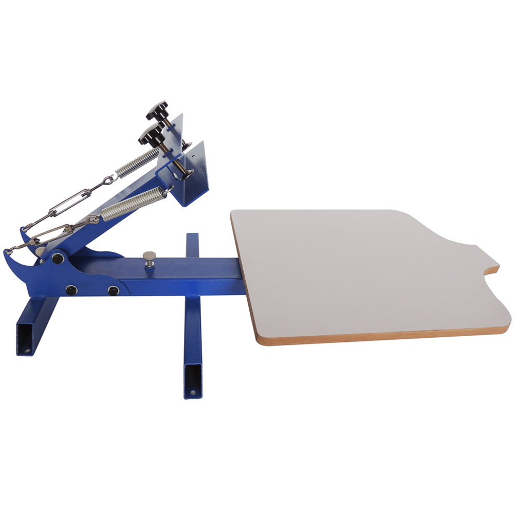 MK101-S Simple 1 color 1 station screen printer | Screen Printing ...