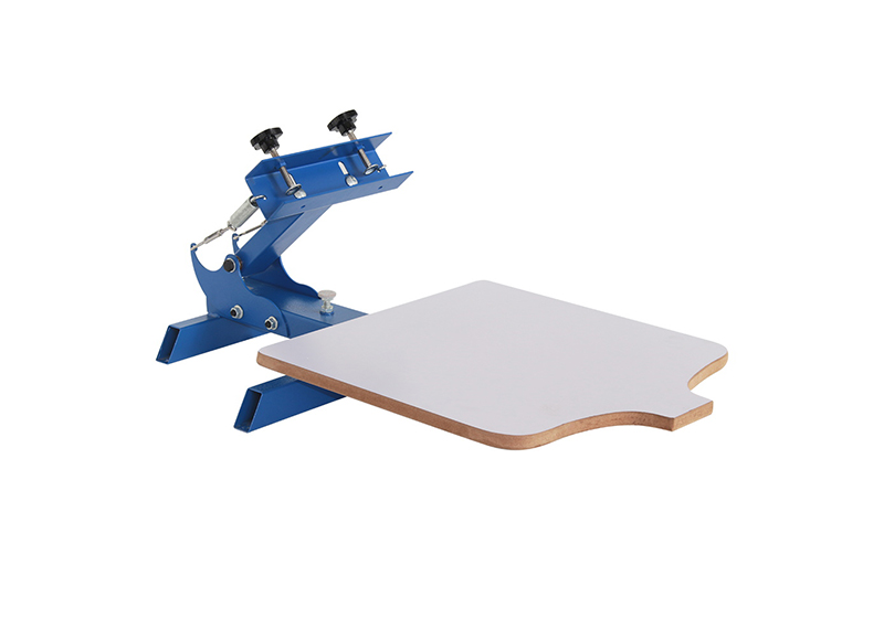 MK101-S Simple 1 color 1 station screen printer | Screen Printing ...